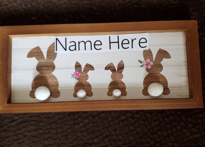 Family of Bunnies Personalized Bunny Family Easter Family - Etsy
