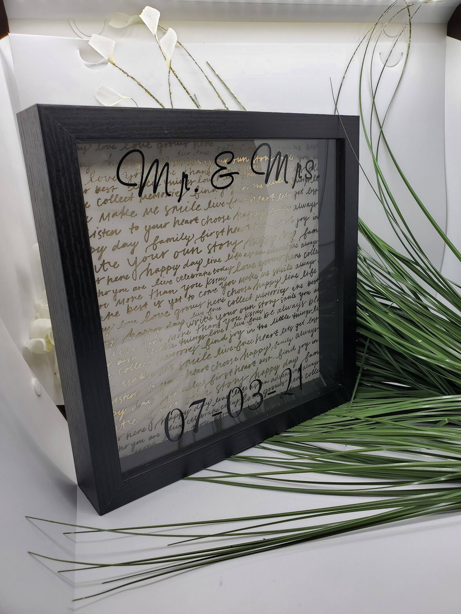 Wedding Gift Personalized With Name and Date] Wedding Photo Box ...