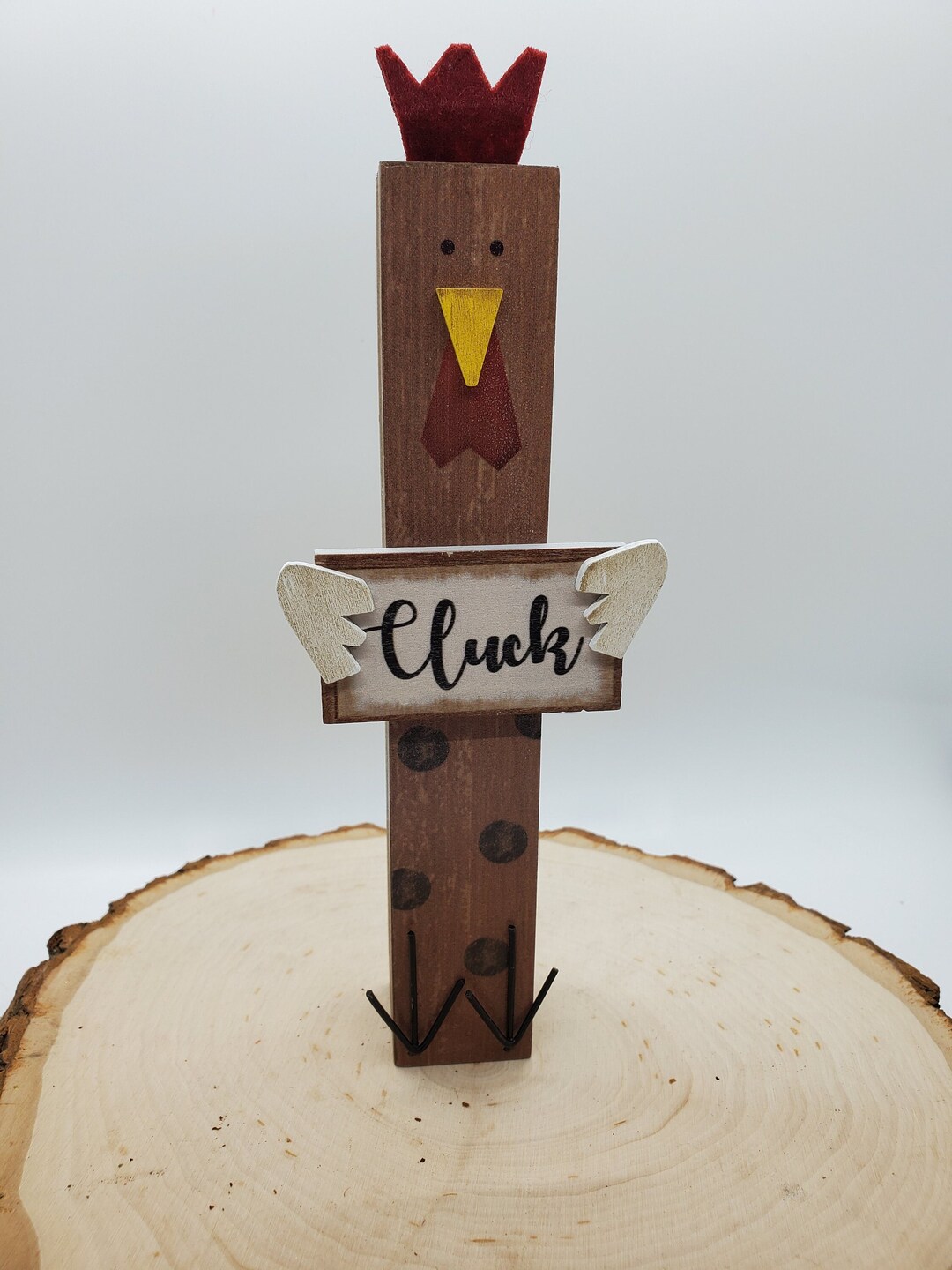 Wooden Farm Animals, Farmhouse Shelf Sitters,wood Tabletop Chicken ...