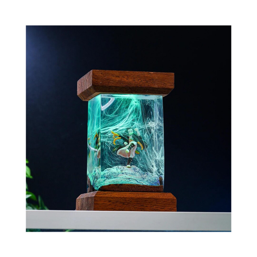 ANIME Kamado Nezuko Night Light, Custom D,emo.n Sl.a.yer Epoxy Lamp ...