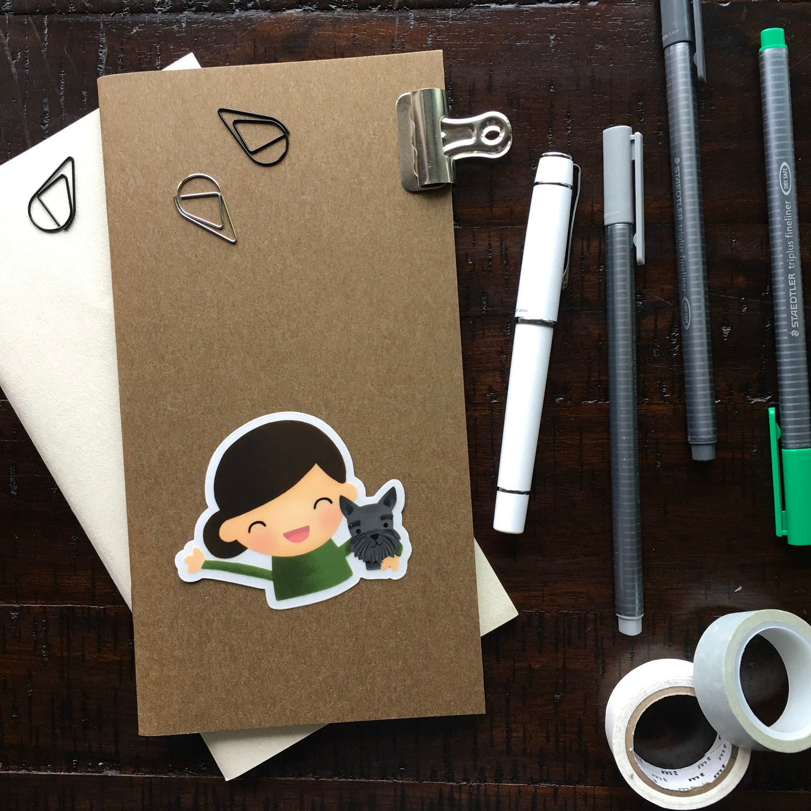 Girl's Best Friend Clear Vinyl Sticker - Etsy