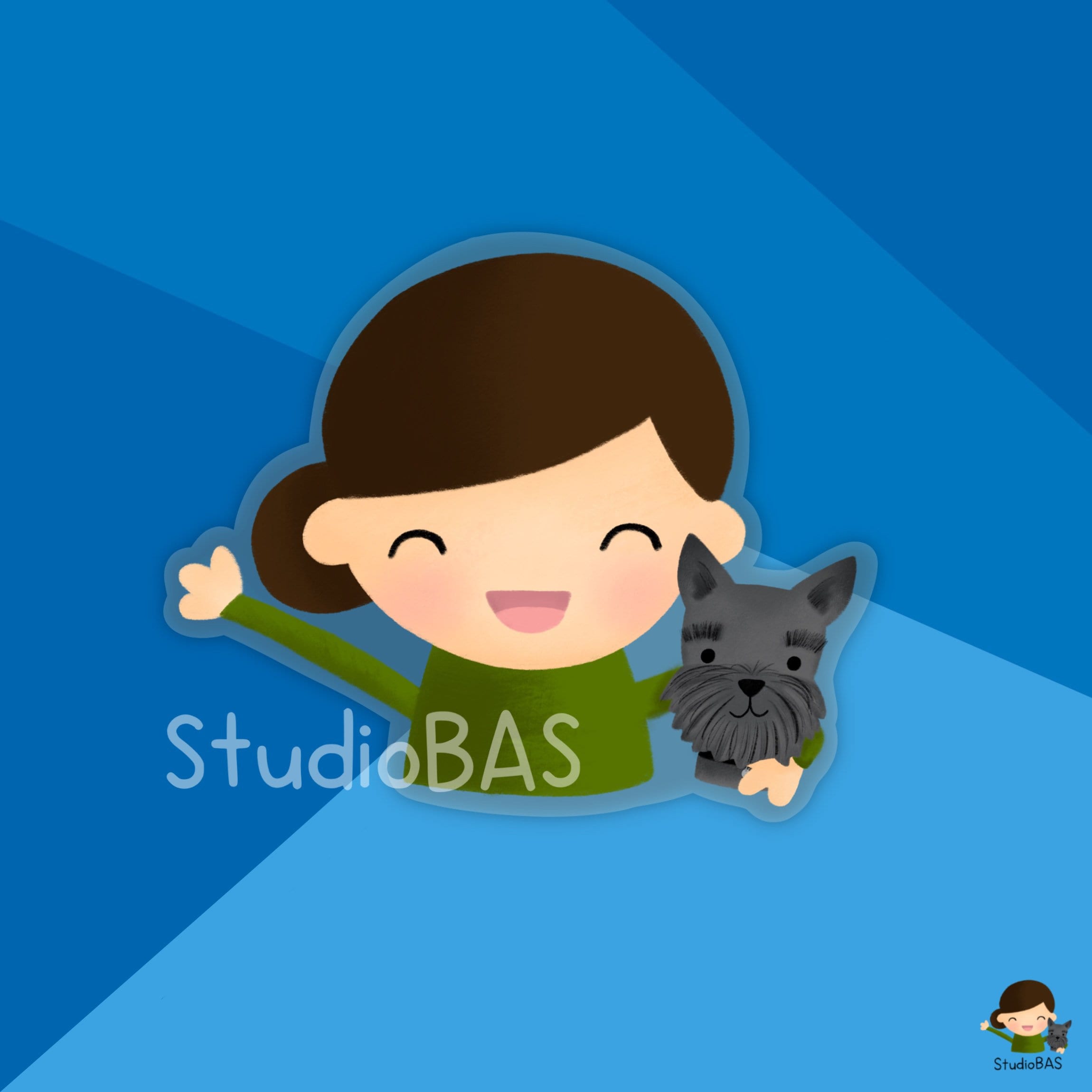 Girl's Best Friend Clear Vinyl Sticker - Etsy