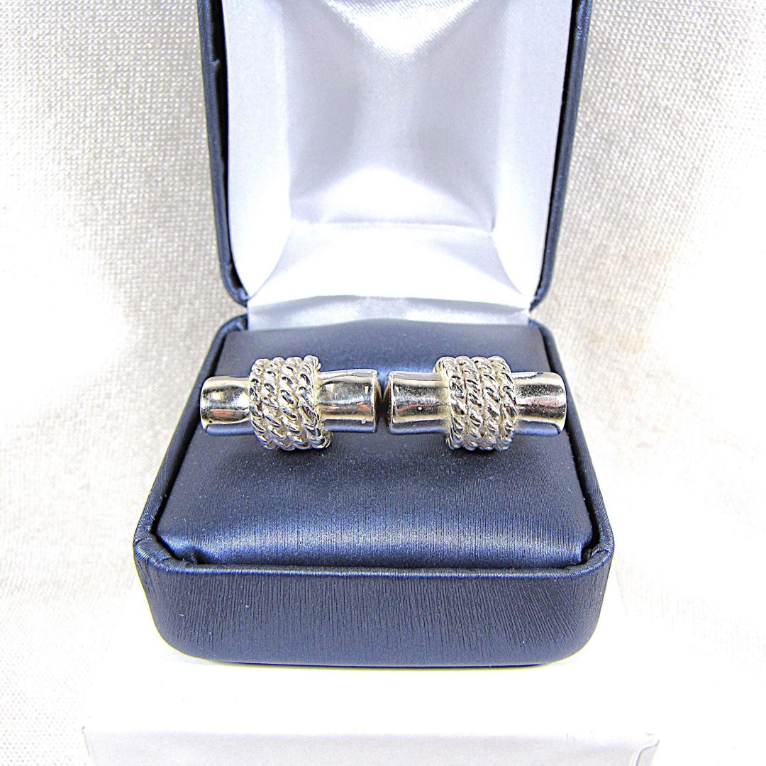 Sterling Silver Vintage Cufflinks for Men, Unique Jewelry Suit ...