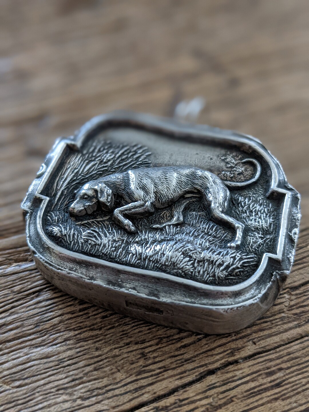 Vintage Henryk Winograd Pure Silver (999 Silver) Dog Pendant // Hunting ...