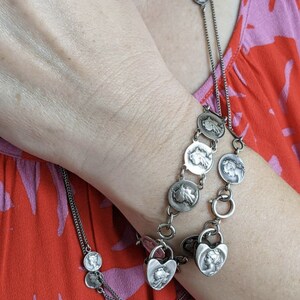 Antique Art Nouveau Sterling Silver Goddess Athena/minverva Padlock ...