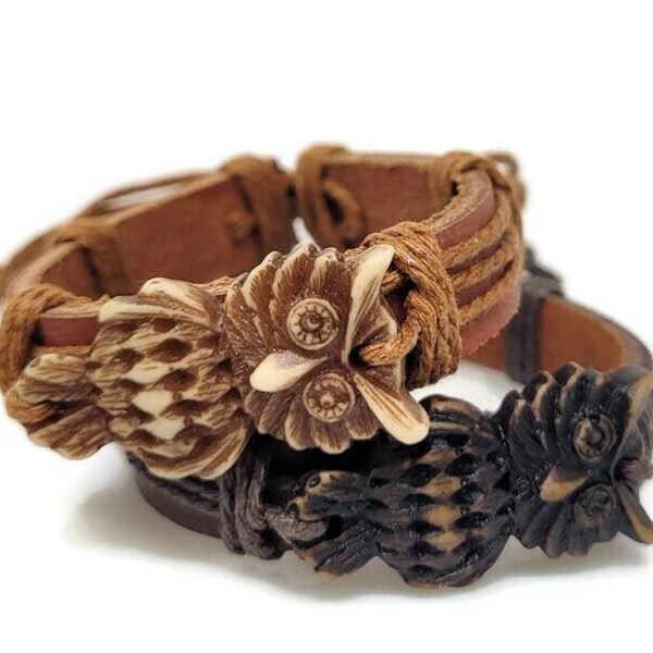 Owl Charm Bracelet - Etsy