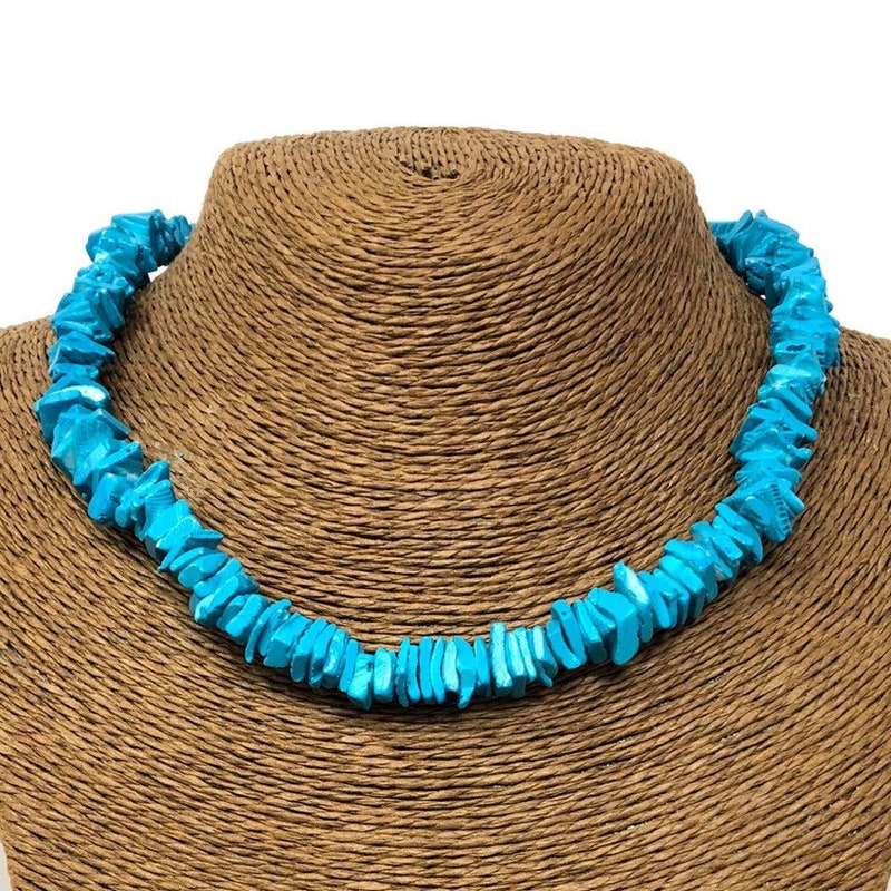 Blue Necklace - Etsy