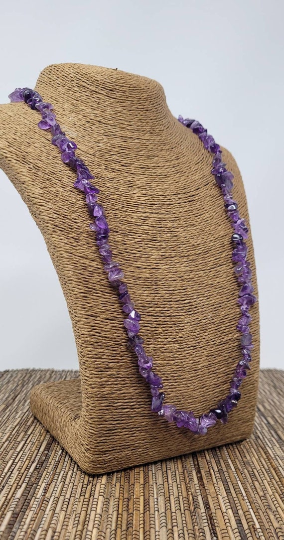 Amethyst Necklace Amethys jewelry Gift for Wife Amethyst | Etsy