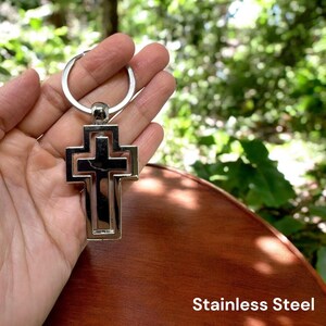 Wooden Cross Keychain, Cross Keychain, Cross Keychain Favors, Cross ...
