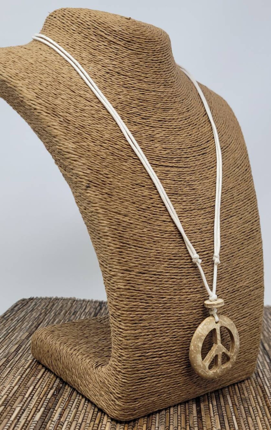 Peace Sign Necklace Hippie Necklace peace Necklace Peace - Etsy