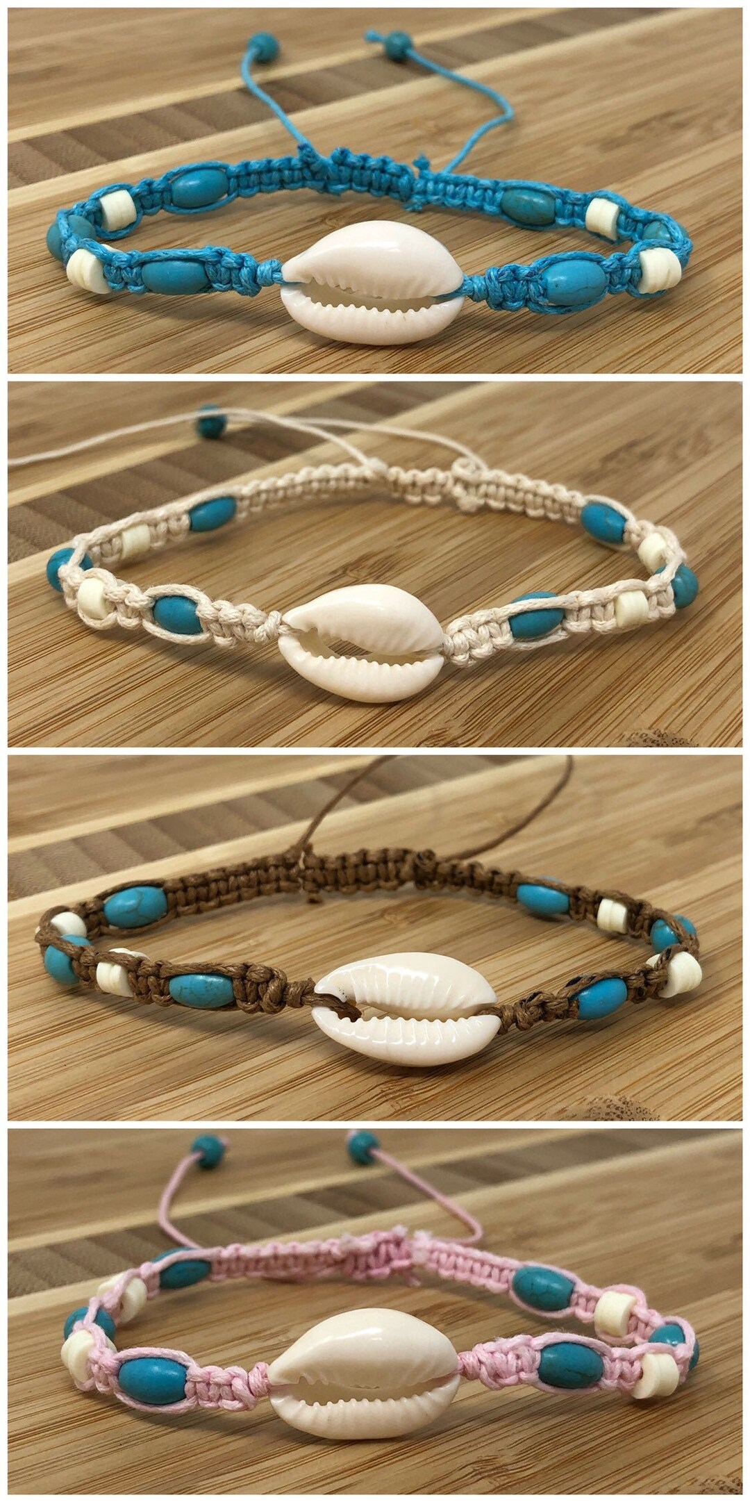 Cowrie Shell Anklet, Sea Shell Anklet, Seashell Anklet, Hawaiian ...