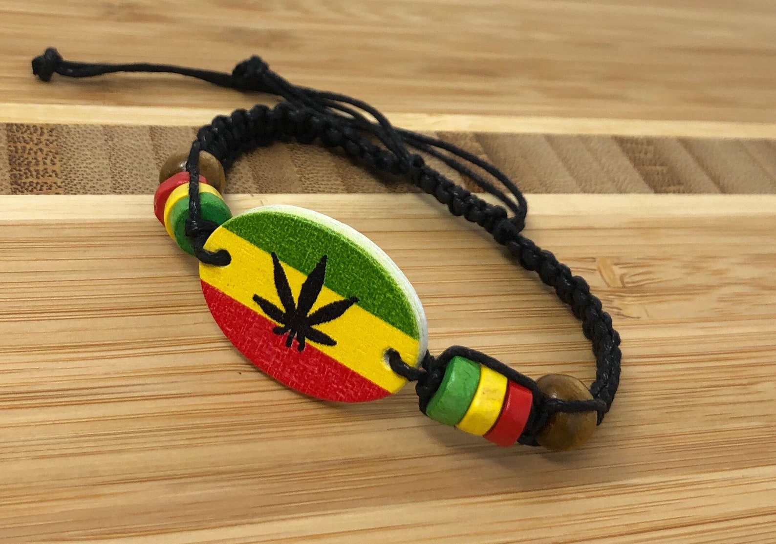 Rasta Bracelet Rasta Braided Bracelet Jamaican Bracelet | Etsy
