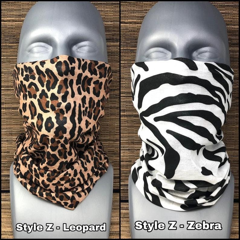Black Face Mask 4 in 1 Multi-functional Face Covering Mask - Etsy