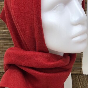 Red Scarf Women, Red Scarf Gentle, Soft Scarf, Scarf Red, Polyester ...