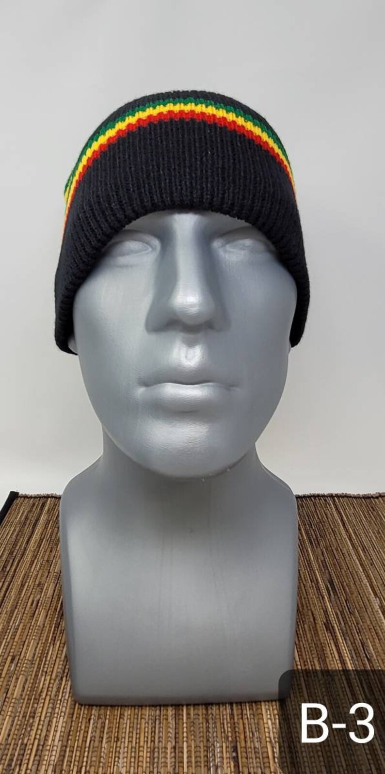 Rasta Beanie Unisex Rastafari Beanie Jamaican Style Reggae - Etsy