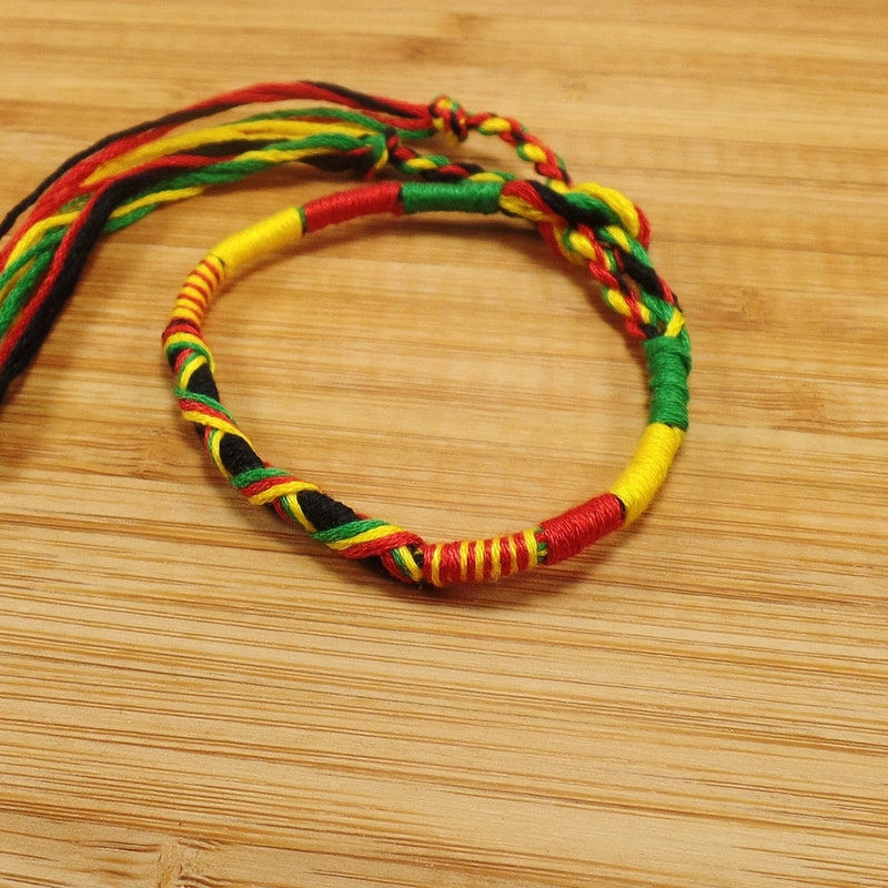 Rasta Bracelet - Etsy