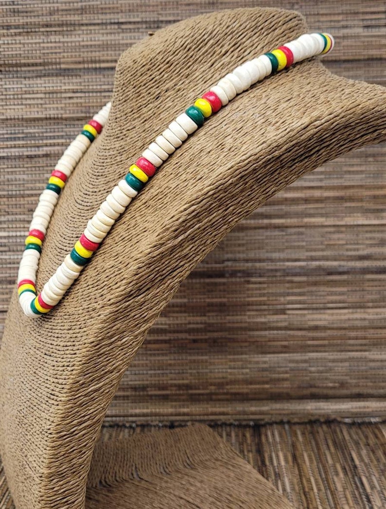 Rasta Necklace Reggae Necklace Rastafari Necklace Jamaican - Etsy