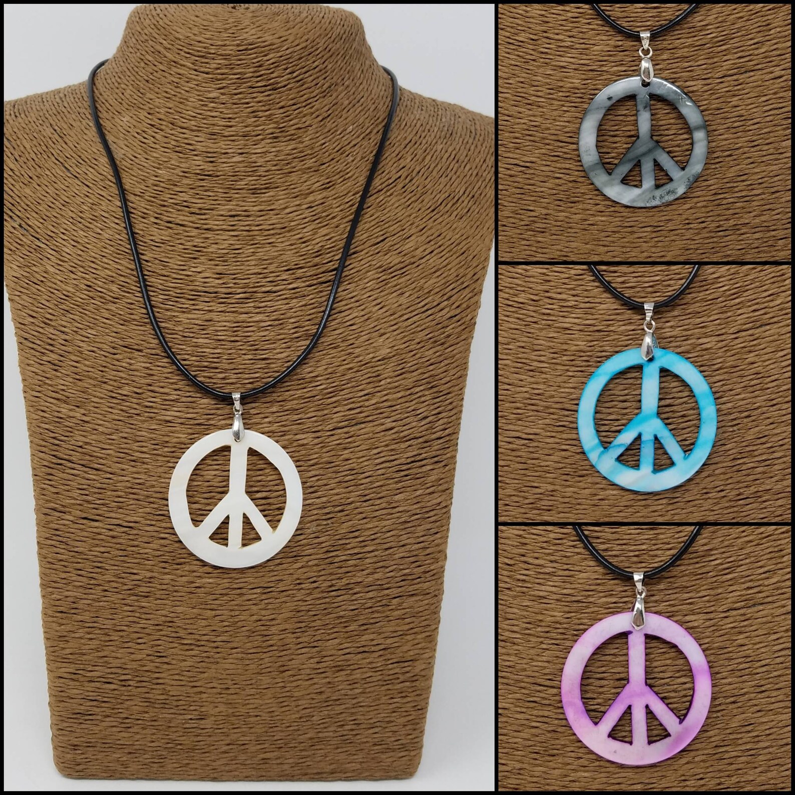 Peace Necklace peace sign necklace peace symbol necklace | Etsy