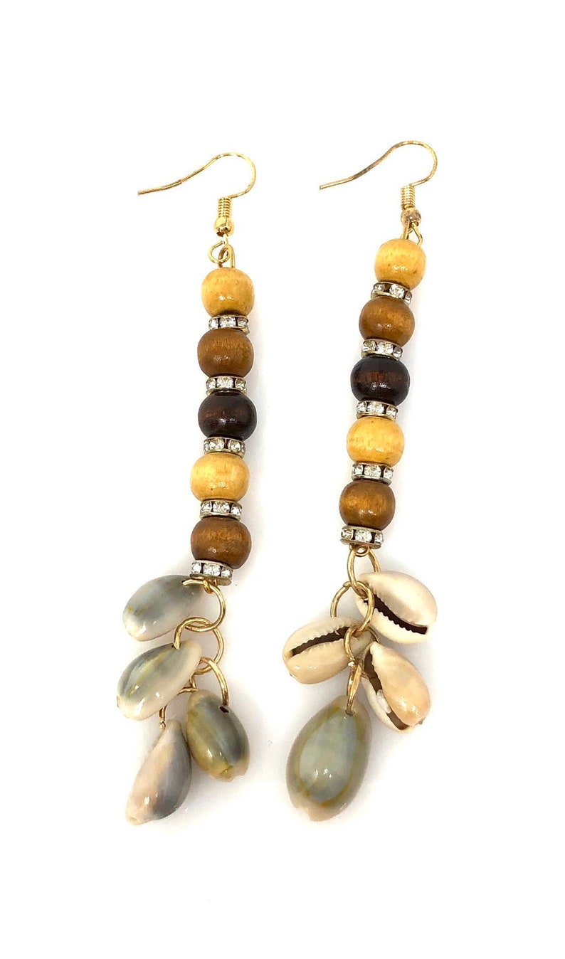 Seashell Earrings Seashell Earrings Vintage Seashell | Etsy