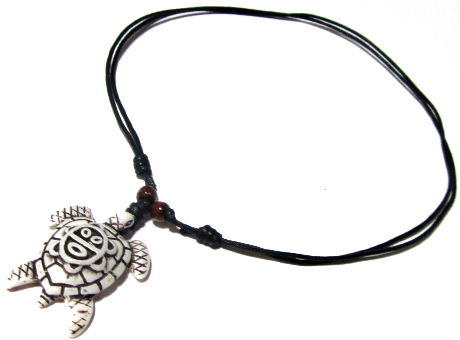 White Turtle Necklace Tribal Sun Taino White Turtle | Etsy