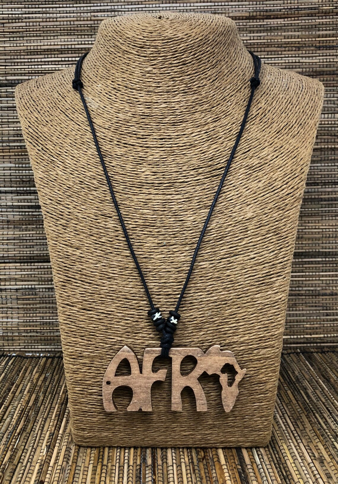 Afro Necklace Afrocentric Necklace Rasta Necklace Africa - Etsy