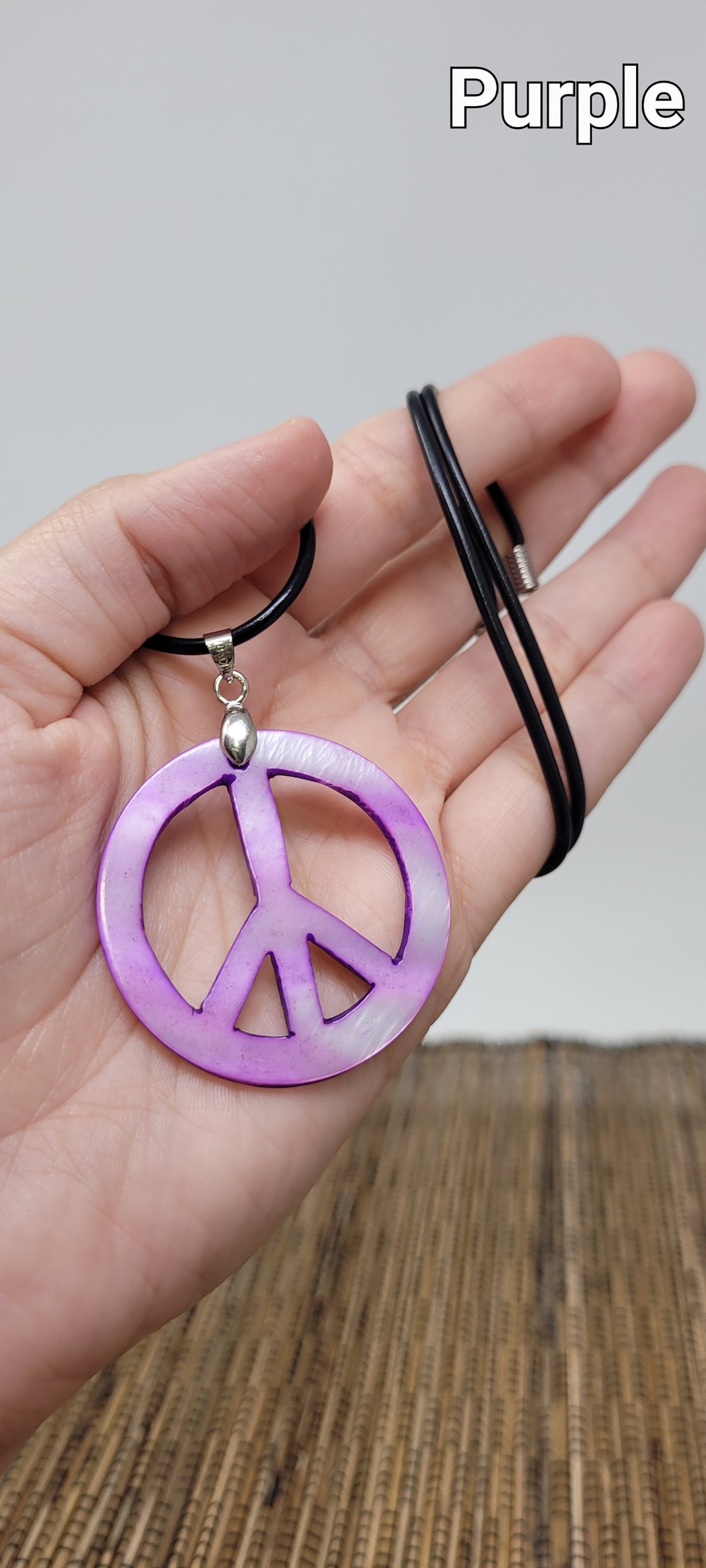 Peace Necklace Peace Sign Necklace Peace Symbol Necklace - Etsy