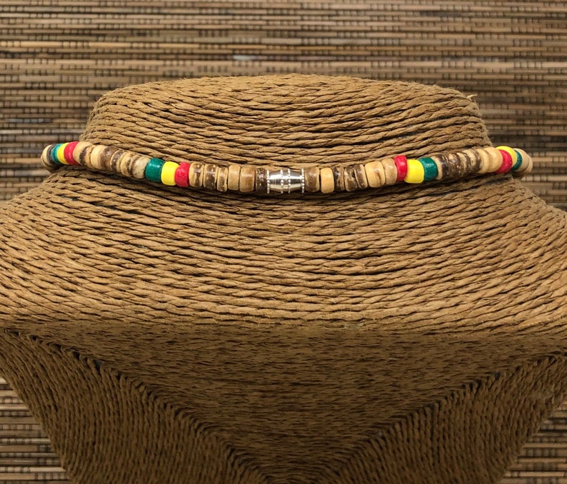 Ankh Necklace Brown Ankh Pendant Rasta Necklace Egyptian | Etsy