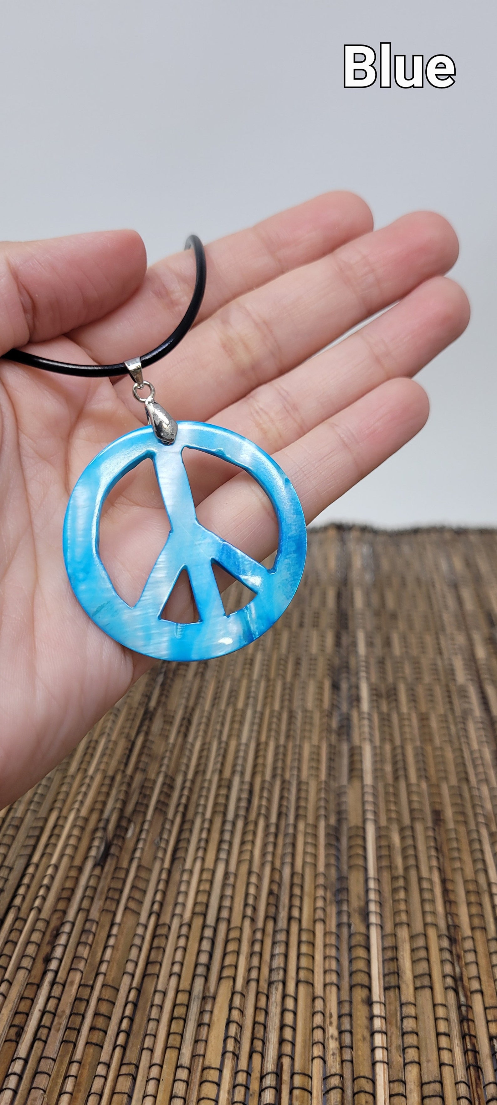 Peace Necklace Peace Sign Necklace Peace Symbol Necklace - Etsy