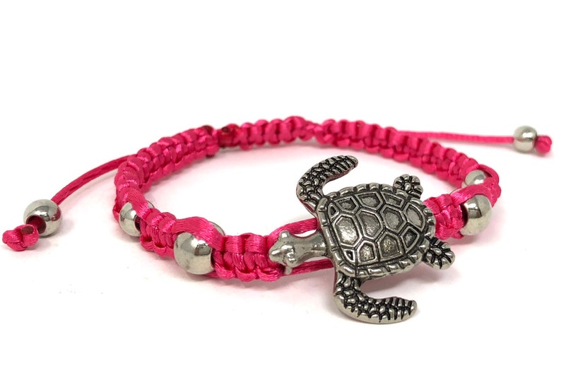 Turtle Bracelet Sea Turtle Bracelet Pink Bracelet Pink | Etsy
