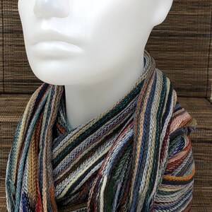 Knitted Scarf Women, Multicolor Scarf, Knitted Scarf Pattern, Knitted ...