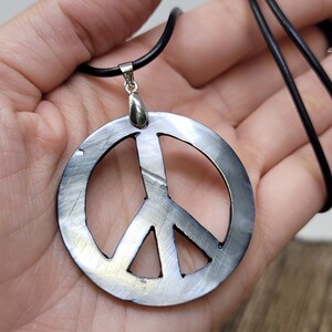 Peace Necklace, Peace Sign Necklace, Peace Symbol Necklace, Peace ...