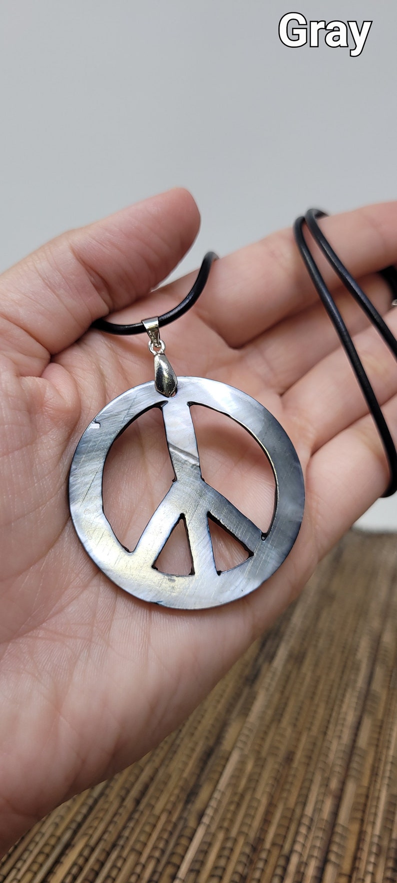 Peace Necklace Peace Sign Necklace Peace Symbol Necklace - Etsy
