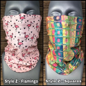 Animal Print Face Mask, Multi-functional Face Covering Mask, Scarf ...