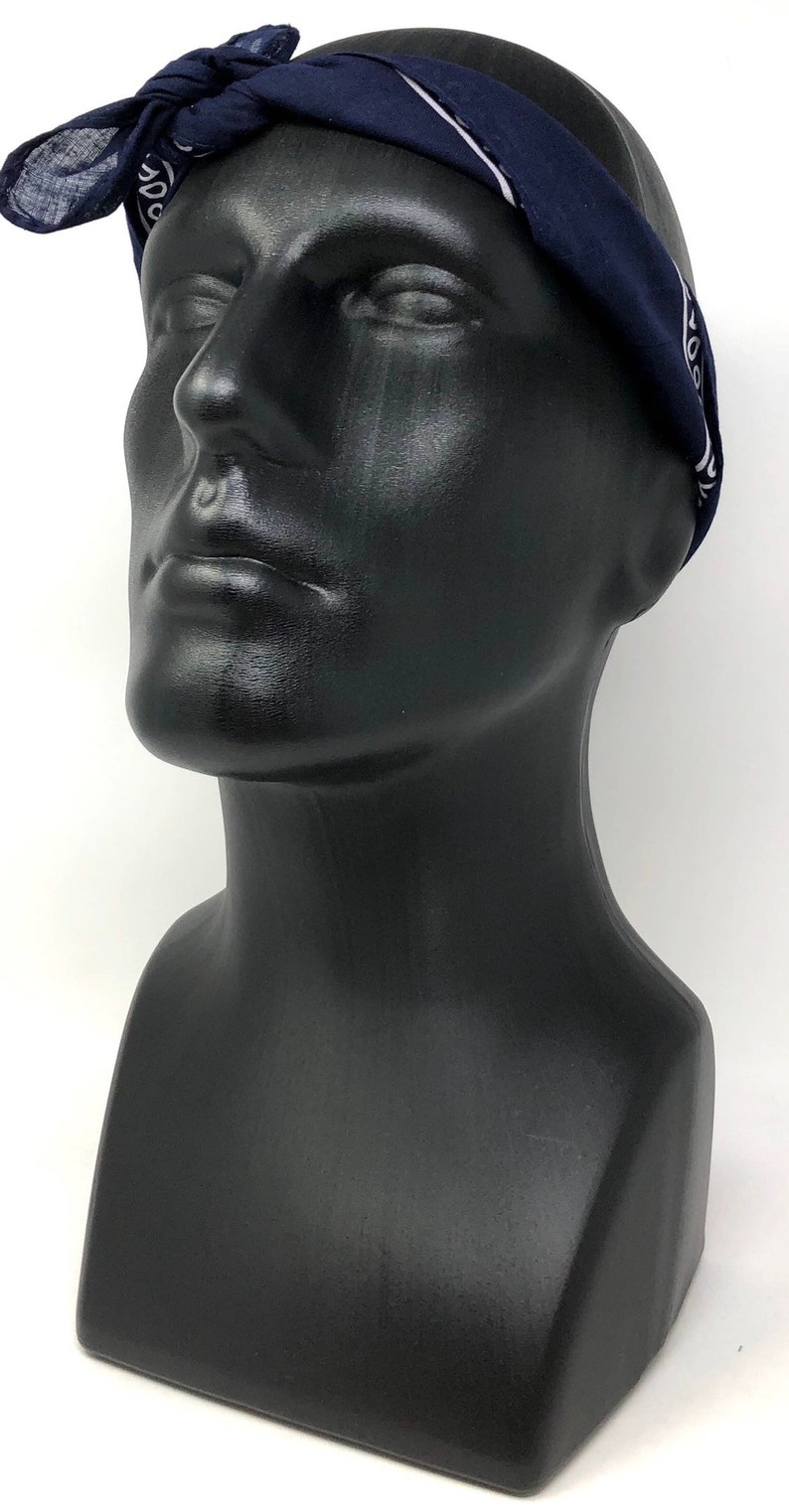 Navy Blue Face Mask Navy Blue Bandana Navy Blue facemask | Etsy