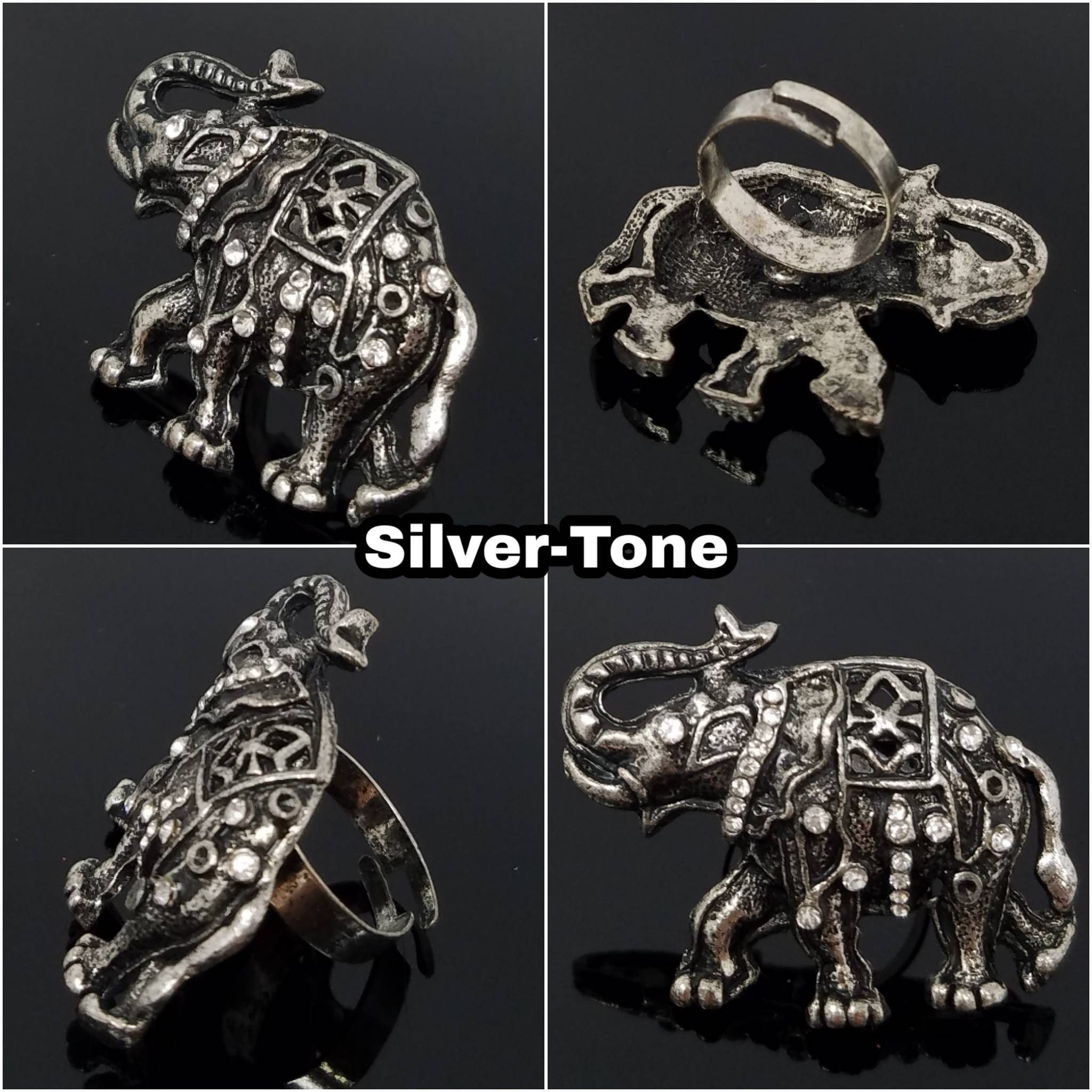 Elephant Ring Elephant Rings for Women Elephant Ring With | Etsy