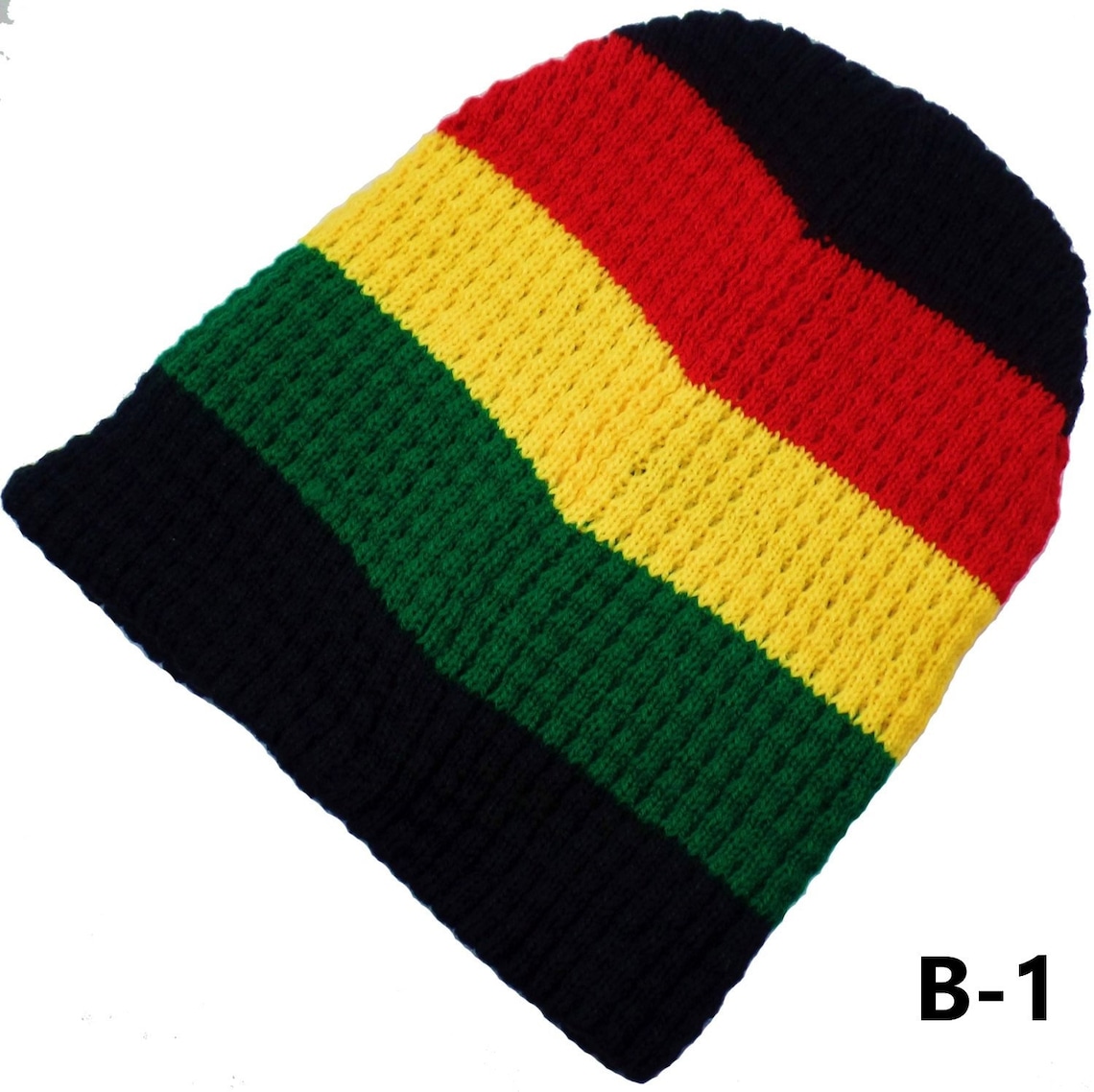 Rasta Beanie Unisex Rastafari Beanie Jamaican Style Reggae | Etsy