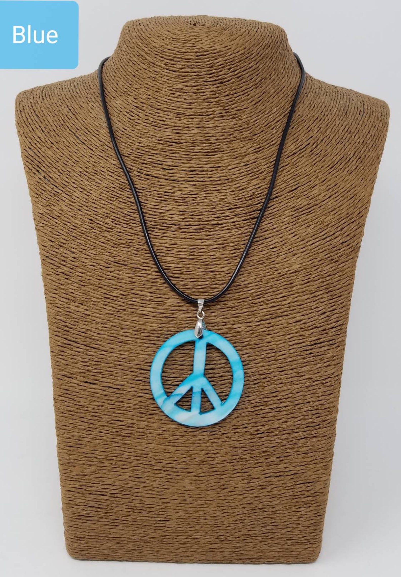 Peace Necklace Peace Sign Necklace Peace Symbol Necklace | Etsy