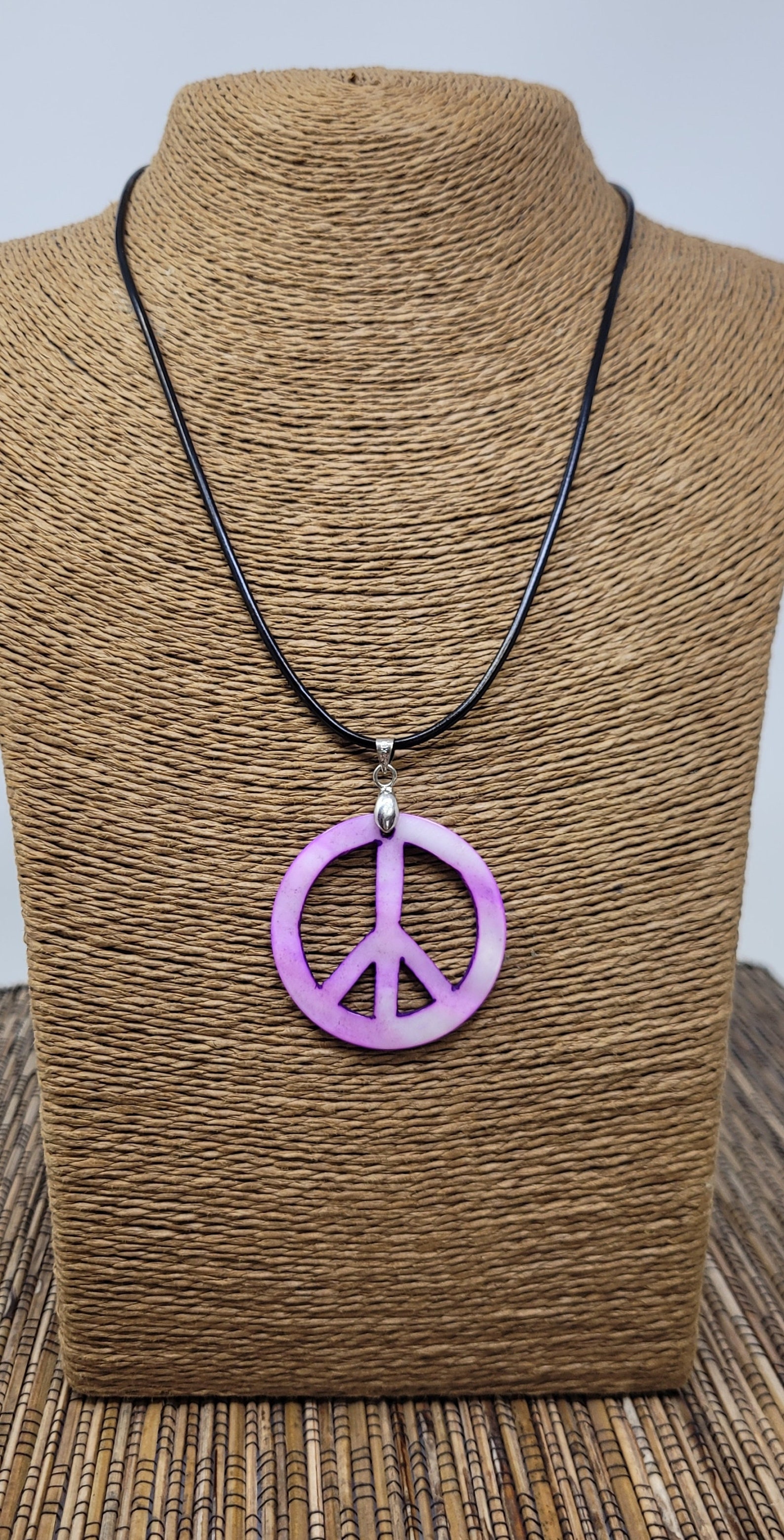 Peace Necklace Peace Sign Necklace Peace Symbol Necklace - Etsy
