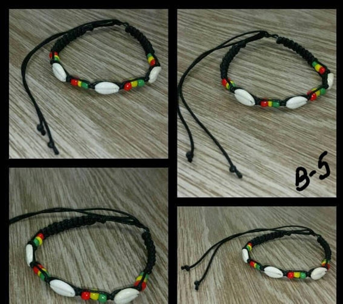 Rasta Bracelet Rasta Braided Bracelet Jamaican Bracelet | Etsy