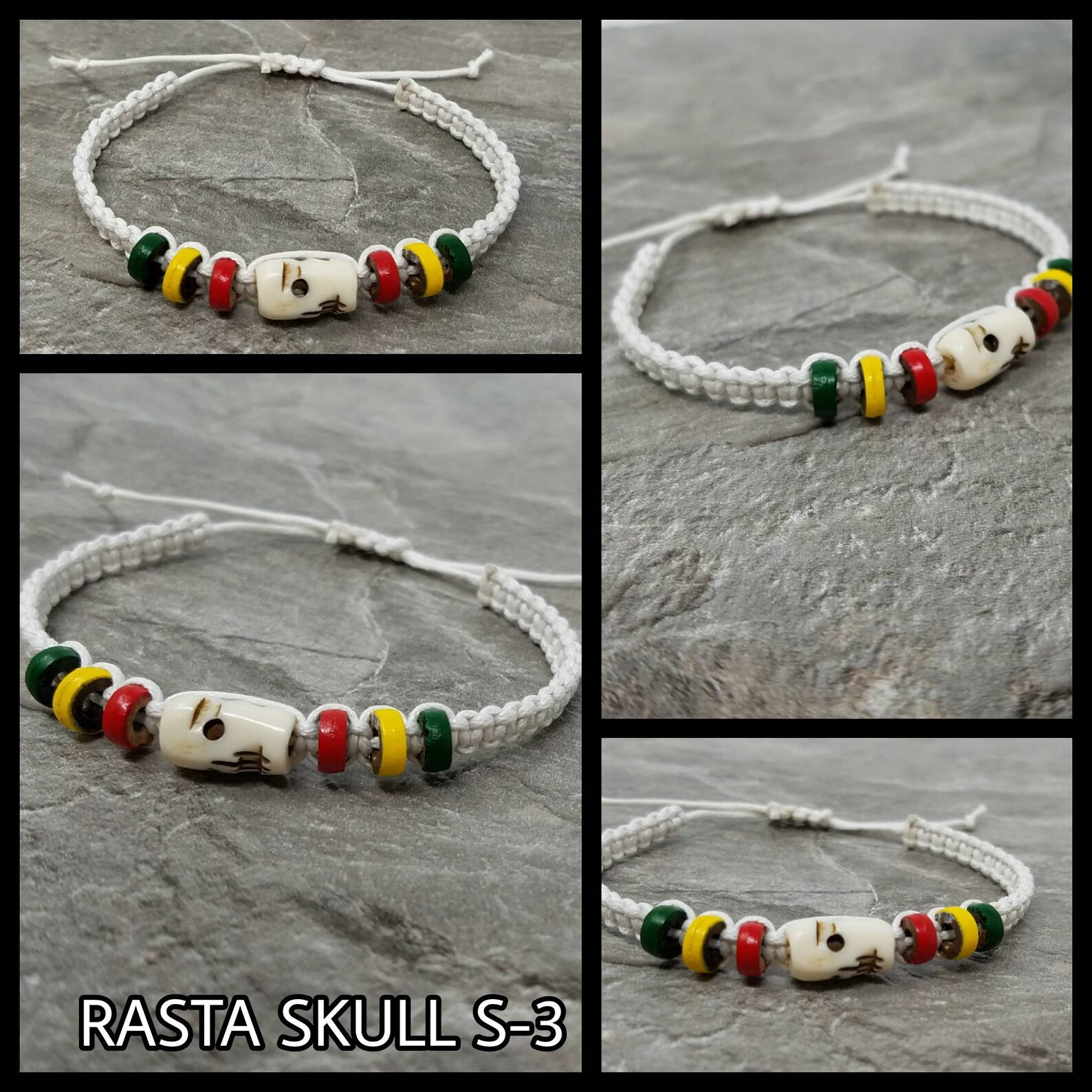 Rasta Bracelet Rasta Braided Bracelet Jamaican Bracelet | Etsy
