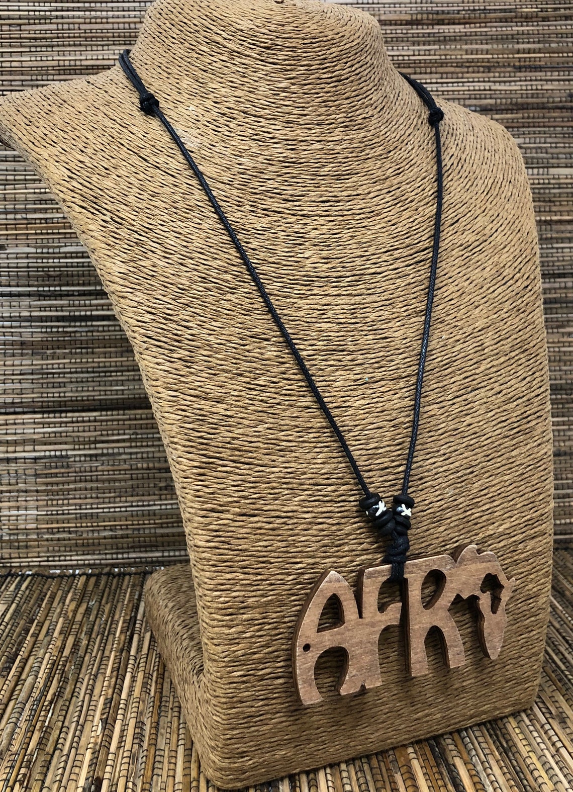 Afro Necklace Afrocentric Necklace Rasta Necklace Africa - Etsy