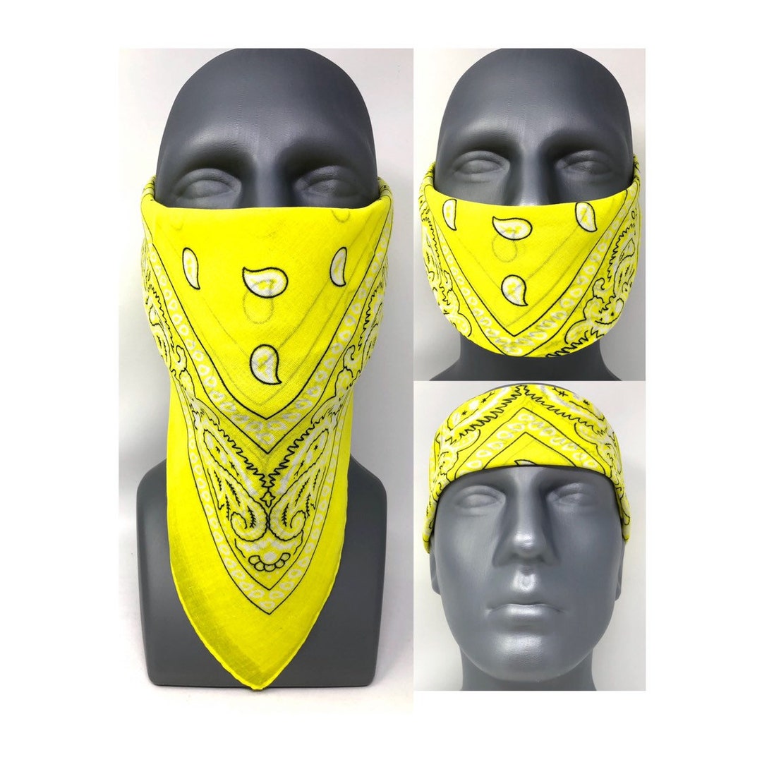 Yellow Facemask, Yellow Face Mask, Yellow Facemask Washable, Face Mask ...