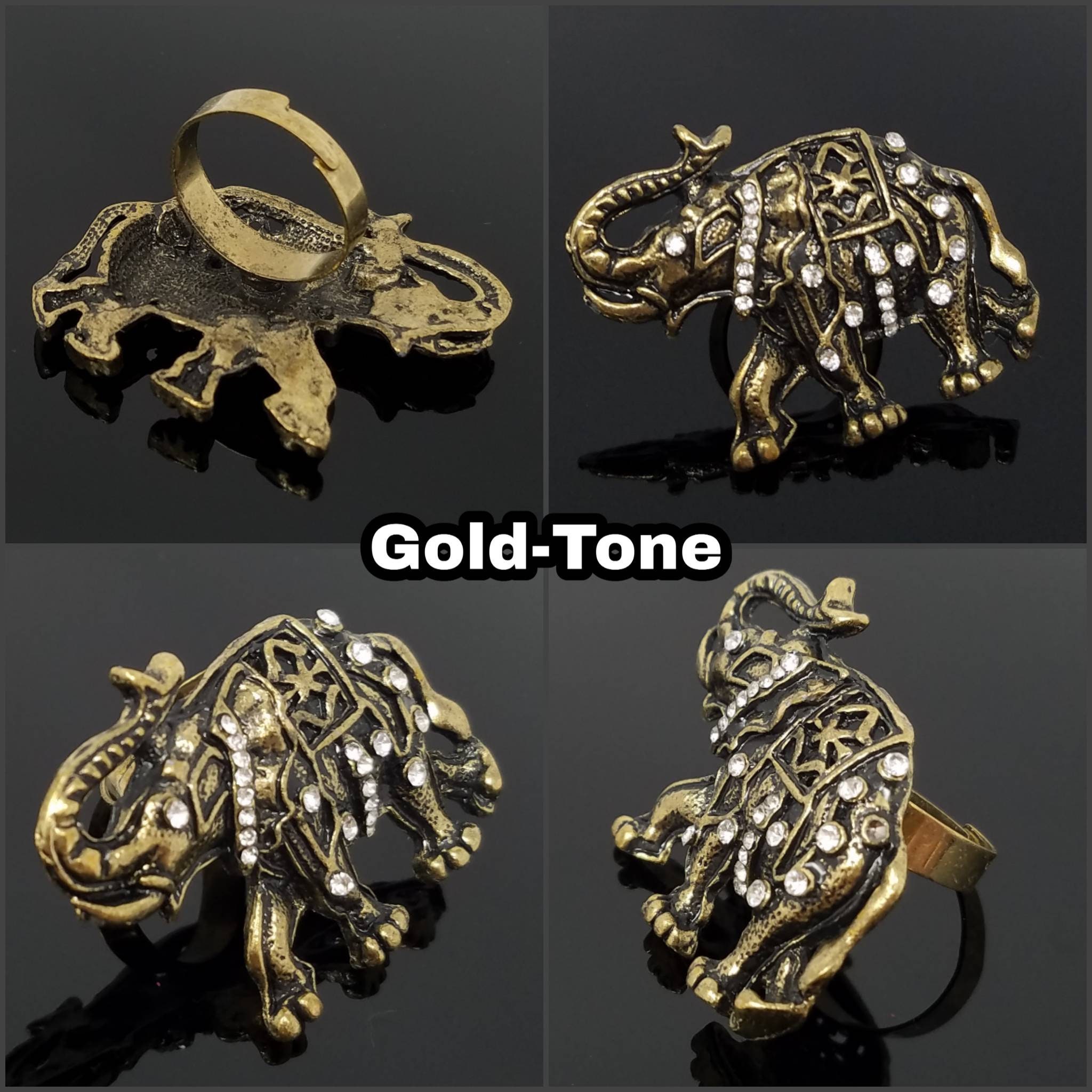 Elephant Ring Elephant Rings for Women Elephant Ring With | Etsy