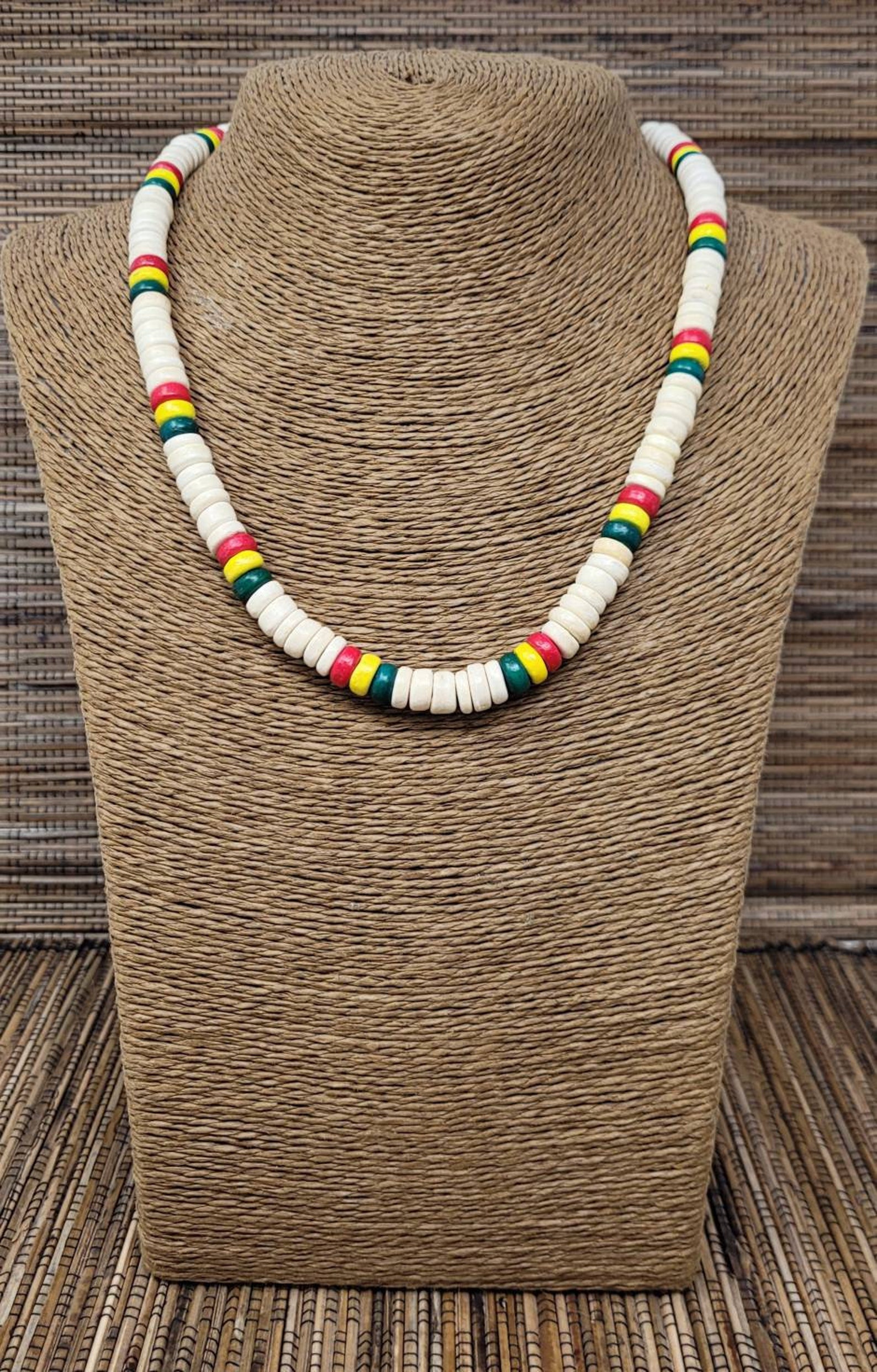Rasta Necklace Reggae Necklace Rastafari Necklace Jamaican - Etsy