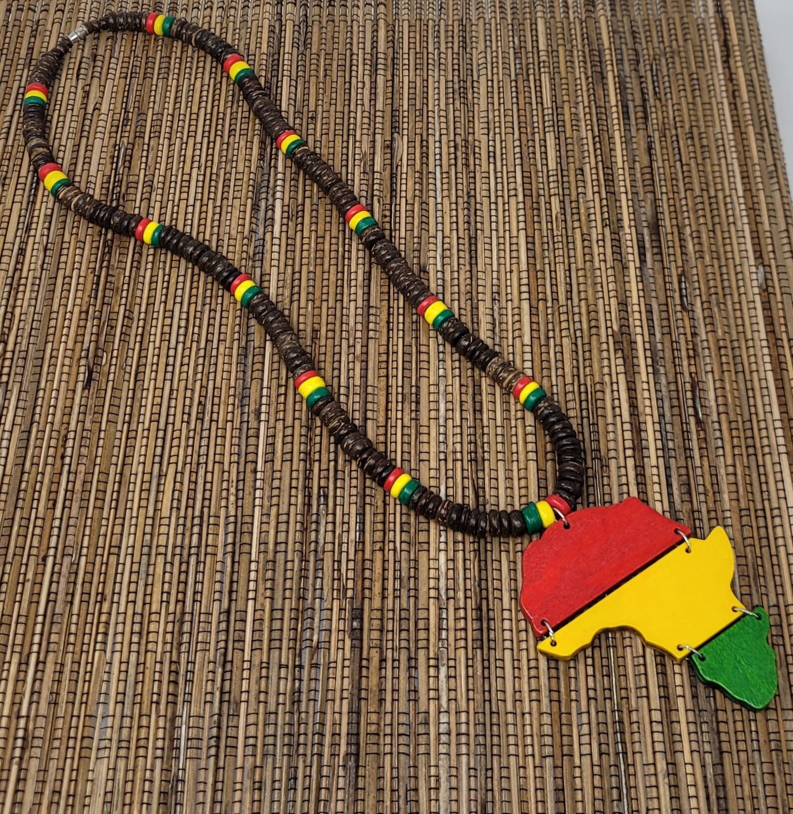 Africa Necklace Rasta Pendant Rasta Necklace Africa - Etsy