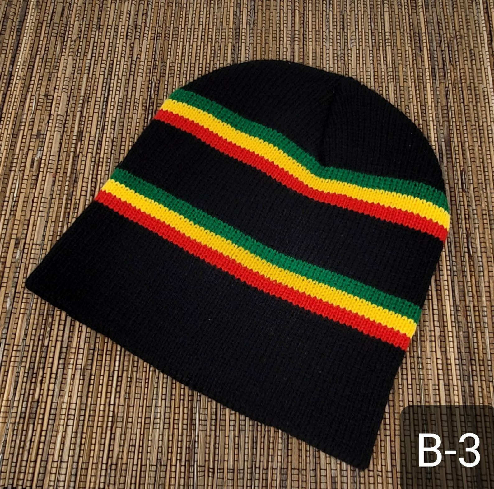 Rasta Beanie Unisex Rastafari Beanie Jamaican Style Reggae | Etsy