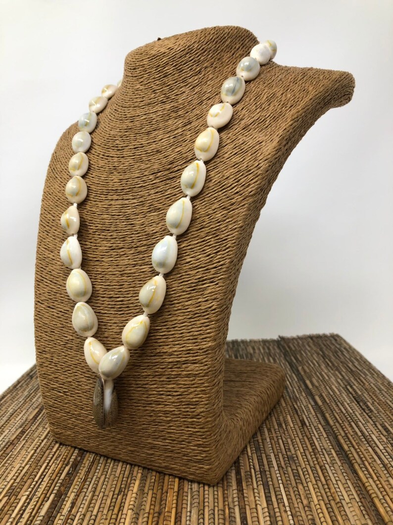 Long Cowrie Shell Necklace Long Seashell Necklace Hawaiian - Etsy