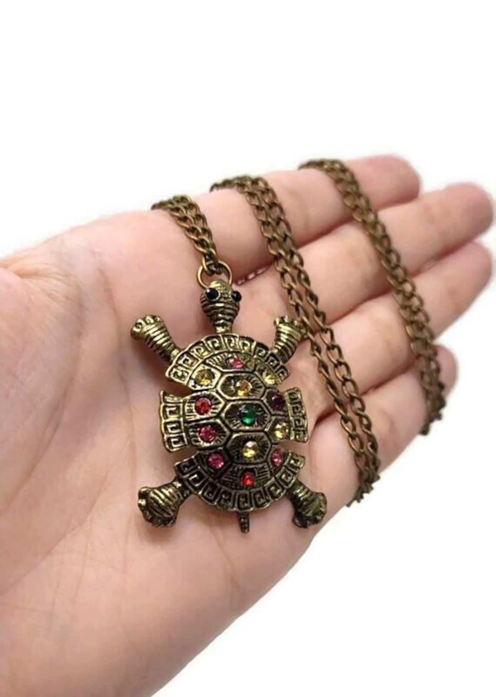 Turtle Necklace for Women Turtle Pendant Necklace Turtle | Etsy