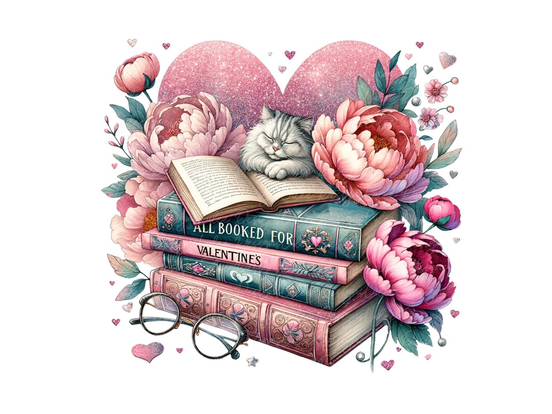 All Booked for Valentines PNG, Book Lover Valentine Png, Bookish Shirt ...