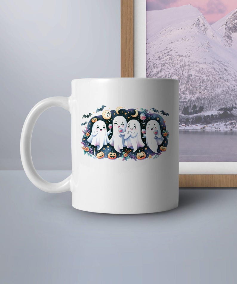 Ghost With Wine PNG, Halloween Clipart, Cute Ghost, Wine Lover ...